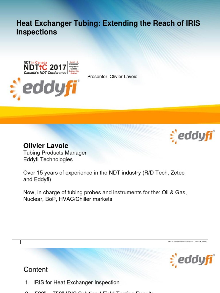 NDT in Canada 2017 Olivier Lavoie | PDF | Nondestructive Testing | Pipe ...