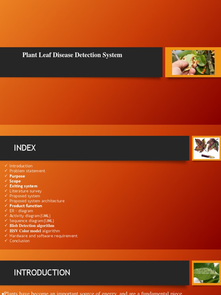 Plant Leaf Disease Detection System | Descargar gratis PDF | Android ...