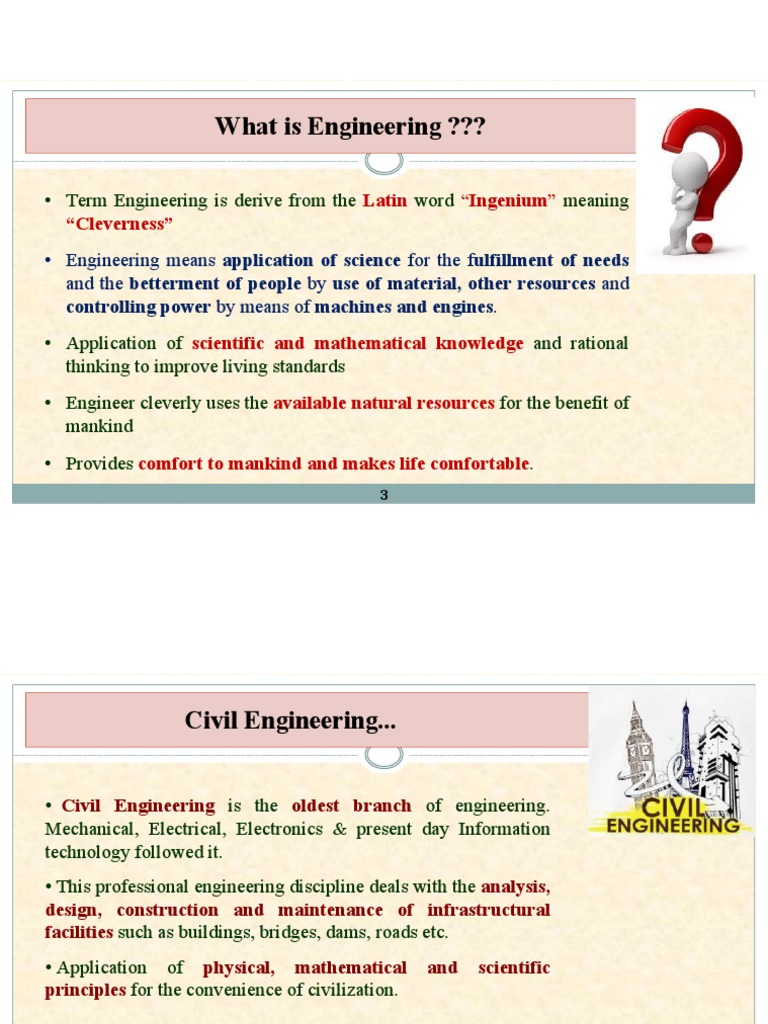 What Is Engineering ???: Latin "Ingenium" "Cleverness" | PDF ...