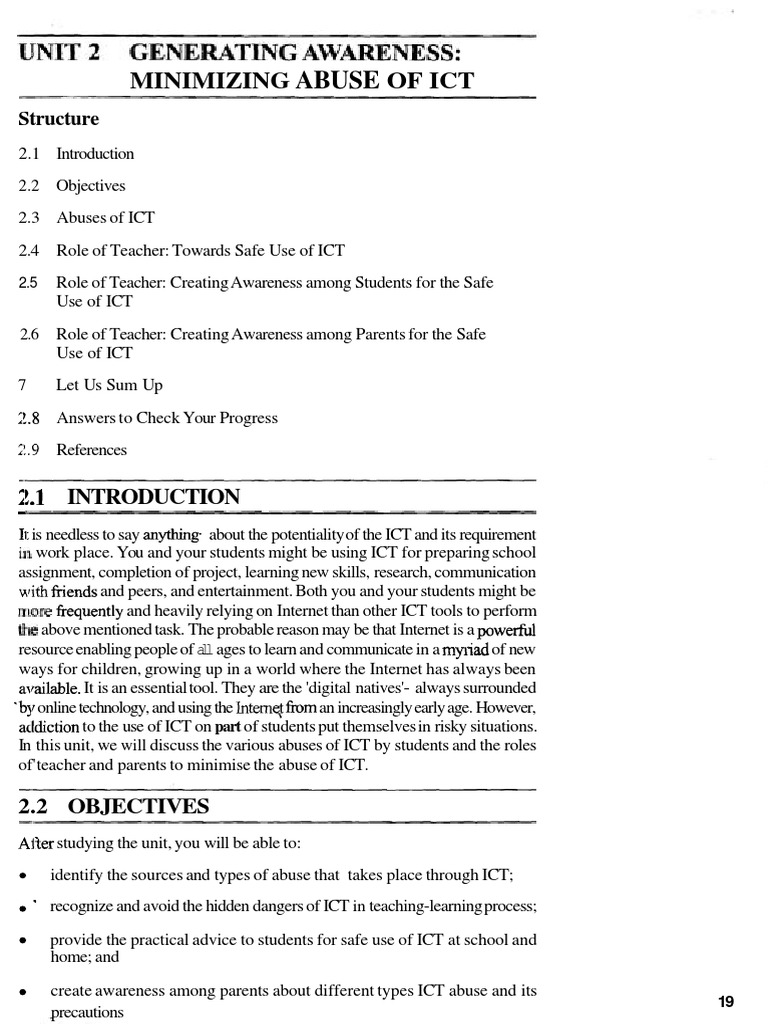 Minimizing of Ict: Abuse | PDF | Cyberbullying | Educational Technology