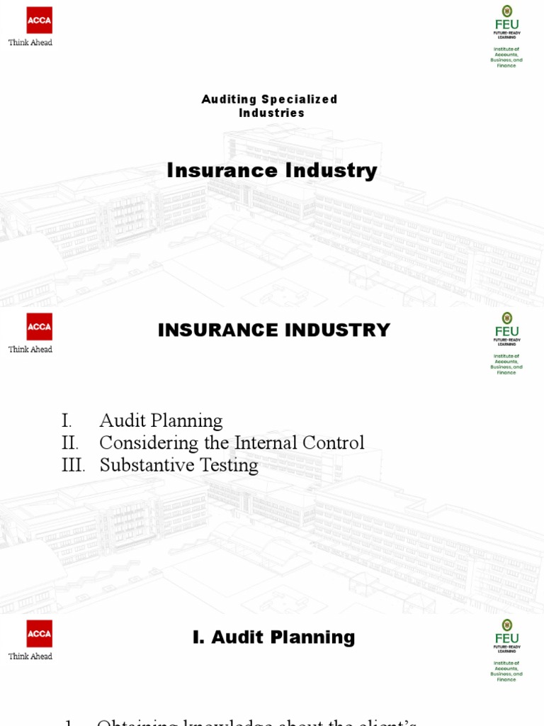 Audit of Insurance Companies | PDF | Internal Control | Insurance