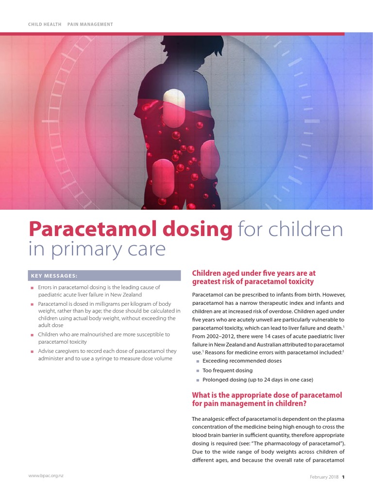 Paracetamol Dosing: For Children in Primary Care | PDF | Dose ...