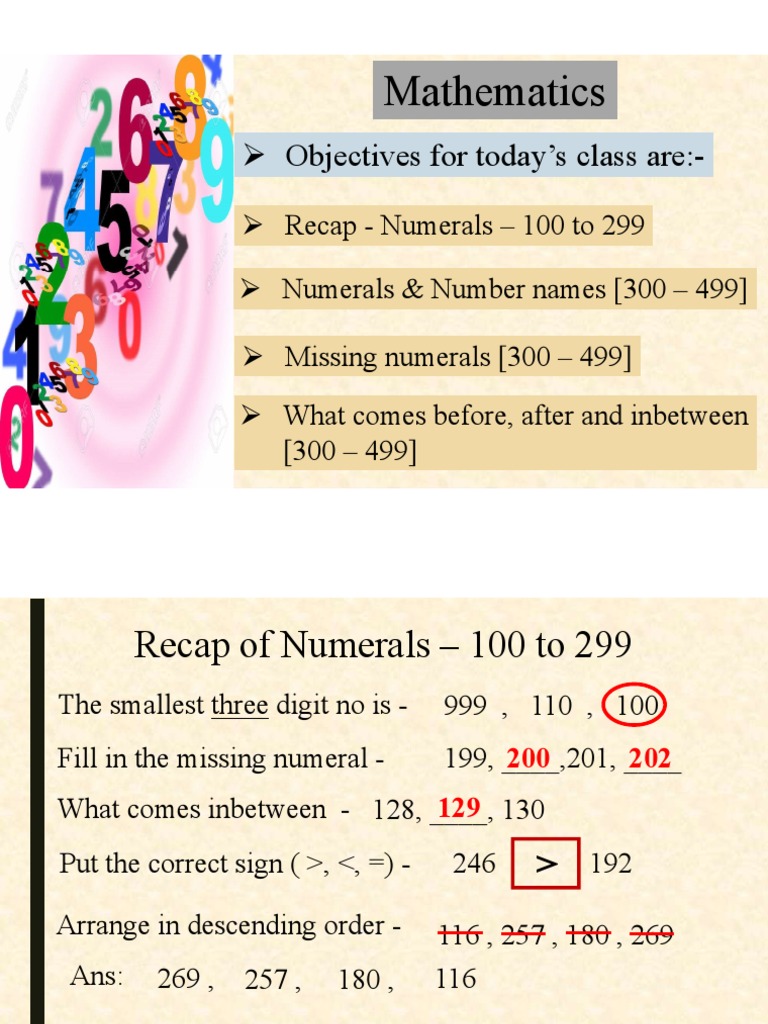 Objectives For Today's Class Are:-: Mathematics | PDF | Teaching ...