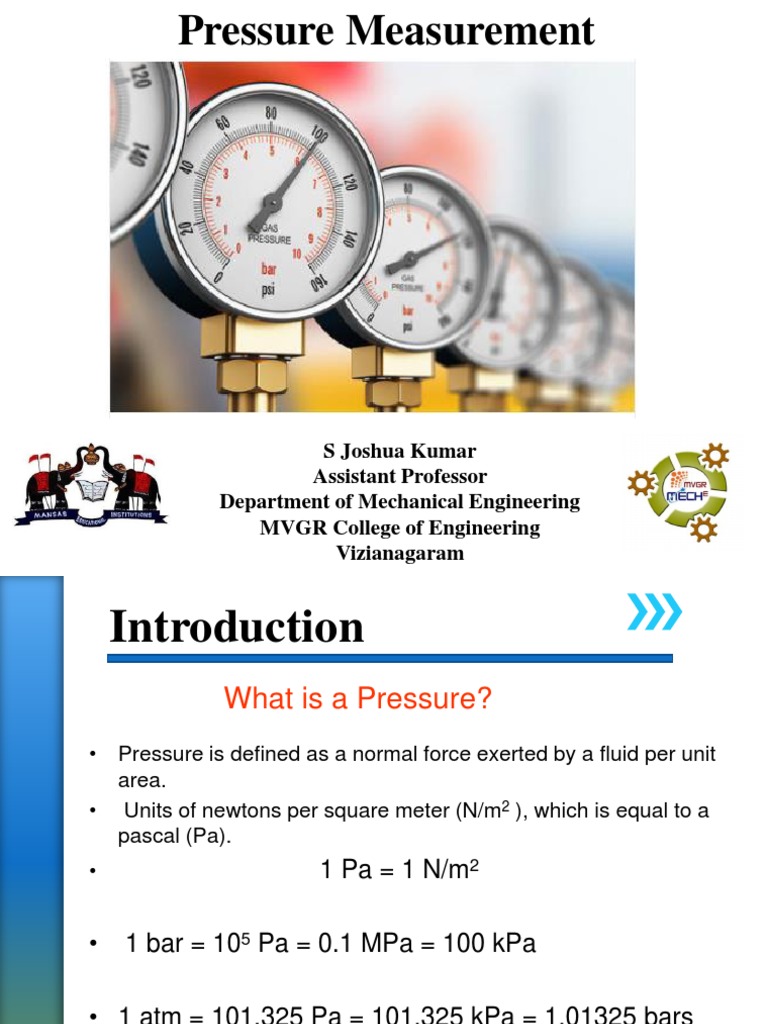Unit 1 - Pressure Measurement, Buoyancy and Stability | PDF | Buoyancy ...