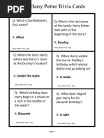 BuzzFeed Harry Potter House Quiz | PDF | Harry Potter | Contemporary ...