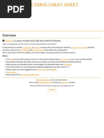 Factorio Cheat Sheet v1.0 | PDF