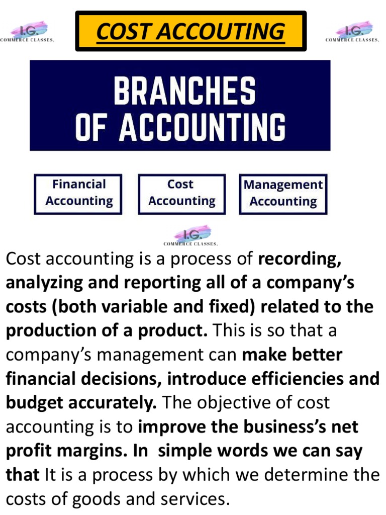 CST Accounting by Ig Classes | PDF | Cost Accounting | Cost