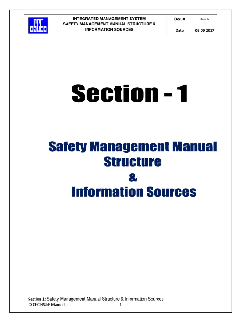 002 HSE Manual Rev A - 29.9.2.2017 | PDF | Risk Assessment | Risk