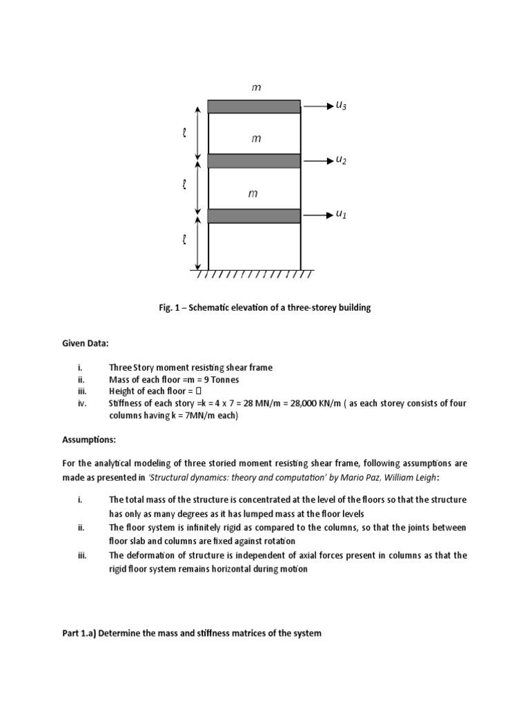 Structural Dynamics Coursework 22 | PDF | Resonance | Normal Mode