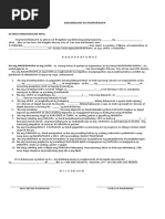 Tagalog Agreement Template | PDF
