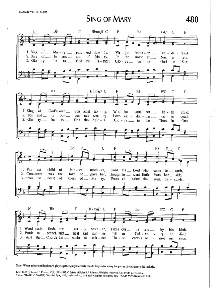 Sing of Mary | PDF
