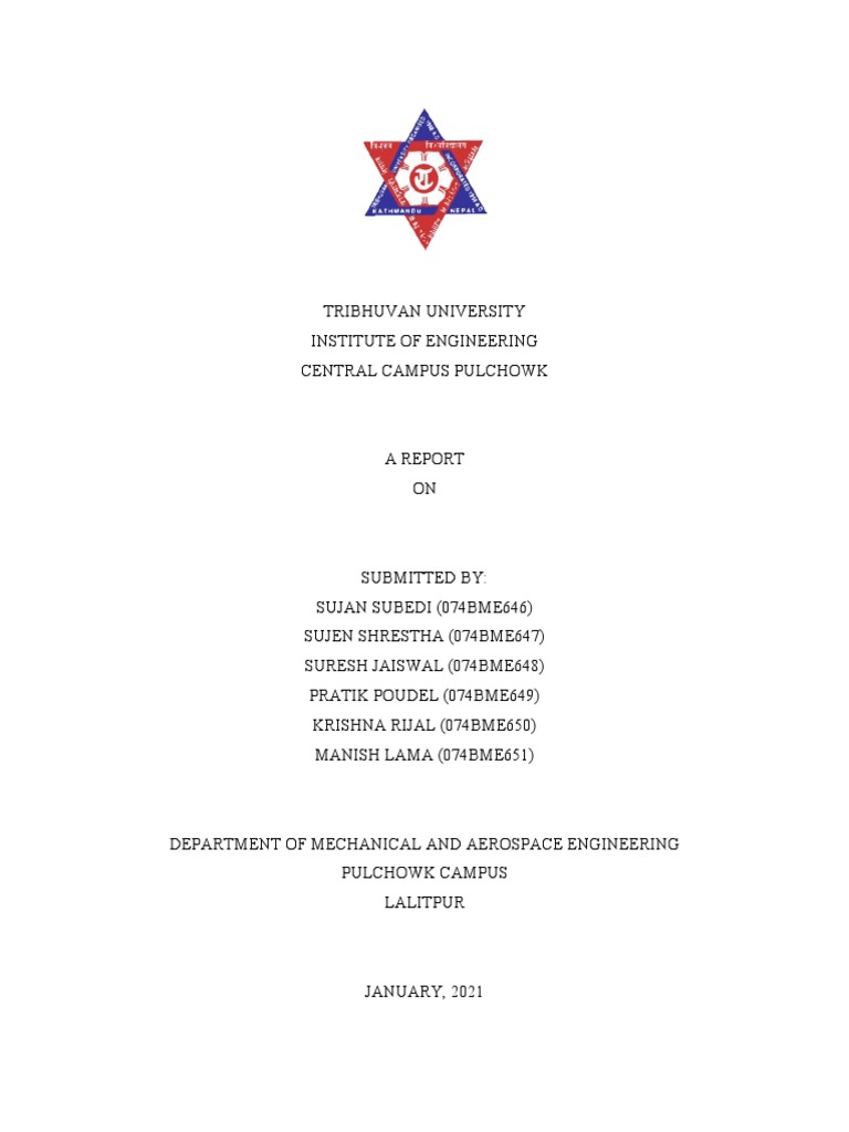 Mechanical Engineering Report 2021 | PDF | Science & Mathematics