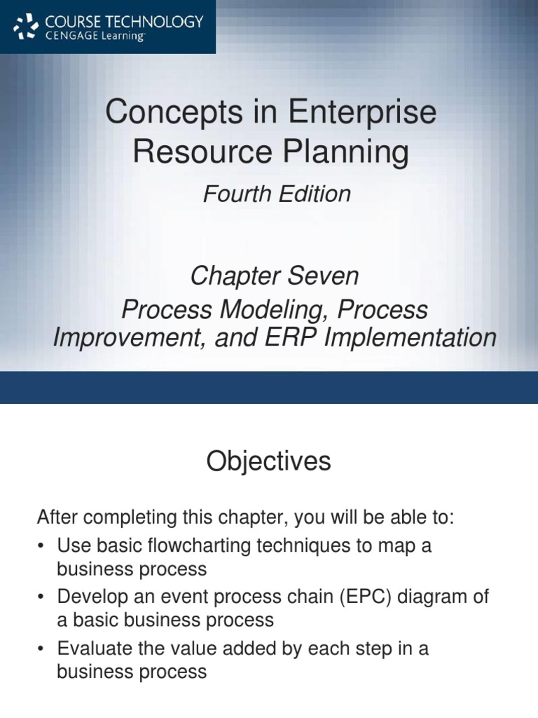 Ch07 - Process Modeling, Process Improvement and ERP Implementation ...