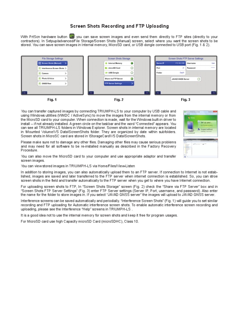 Screen Capture and FTP Upload Guide | PDF | Screenshot | File Transfer ...