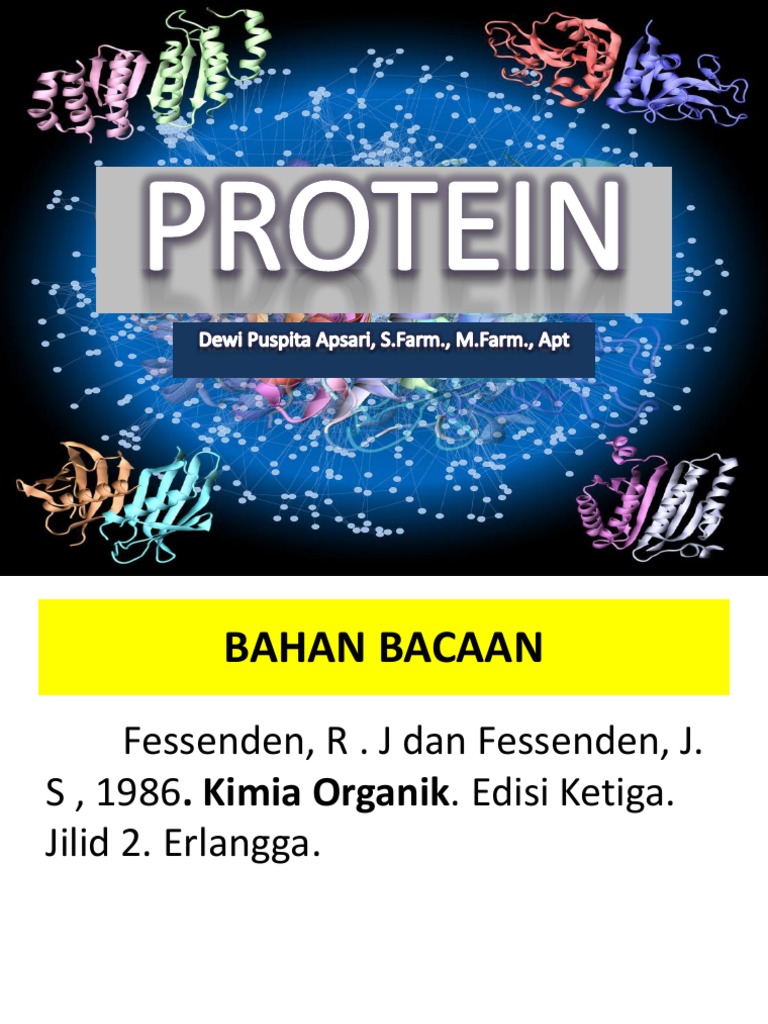 15 Protein Kimia Organik-Bahan Ajar IIK | PDF