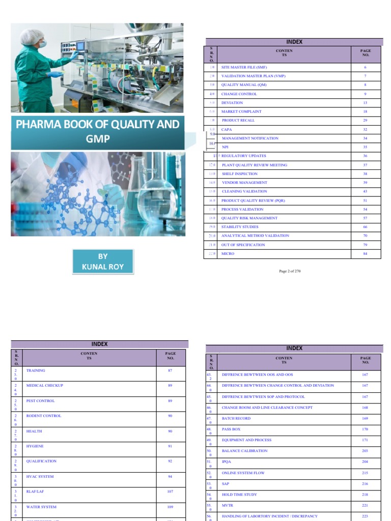 Pharma Book Final | PDF | Verification And Validation | Packaging And ...