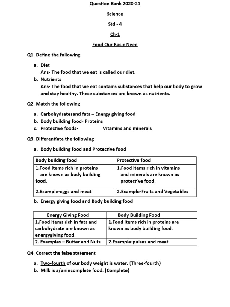 STD 4 Science QB 1 1 | PDF | Planets | Solar System