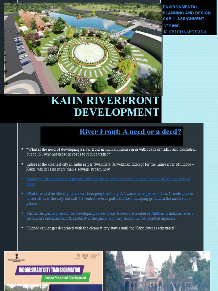 Kahn Riverfront Development: Environmental Planning and Design Cae-1 ...