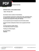 Letter of Rustication by Principal | PDF