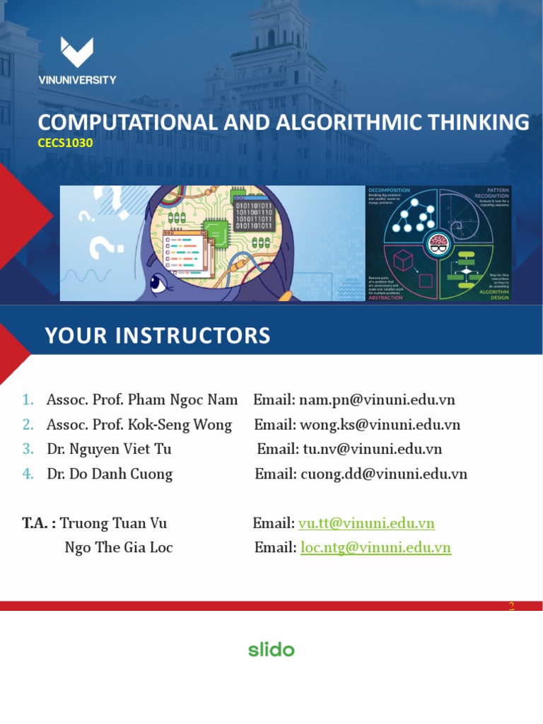 Computational and Algorithmic Thinking: CECS1030 | PDF | Artificial ...