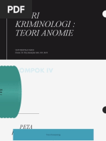 Teori Anomie | PDF