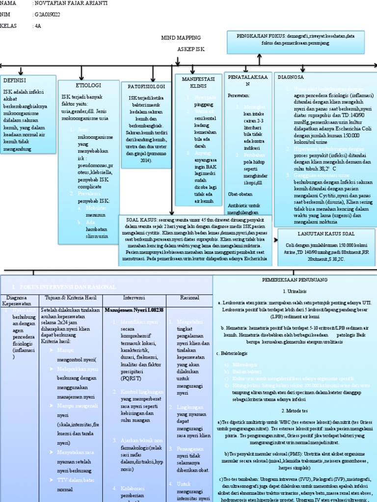 Mind Mapping Askep Isk | PDF
