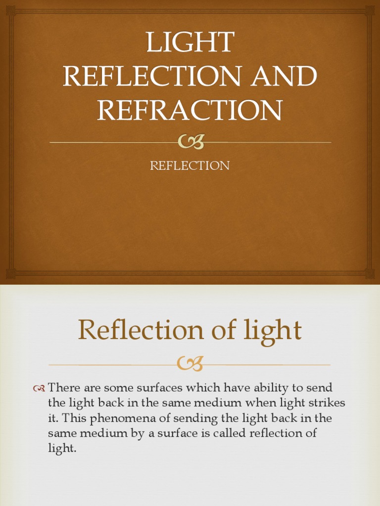 Light Physics Class 10 Part 1 | PDF | Mirror | Optics