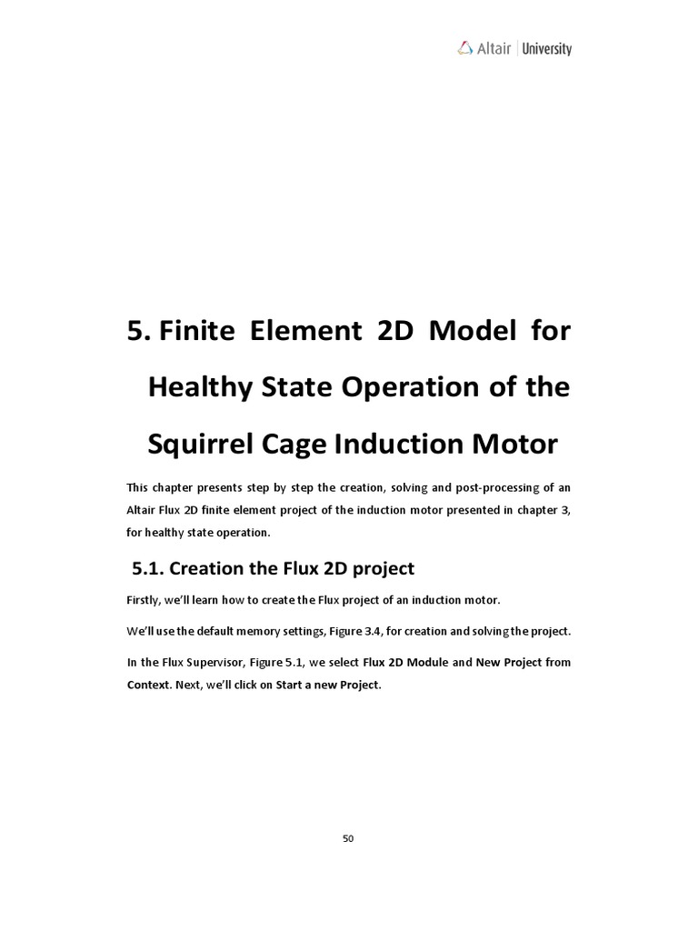 Finite Element 2D Model For Healthy State Operation of The Squirrel ...