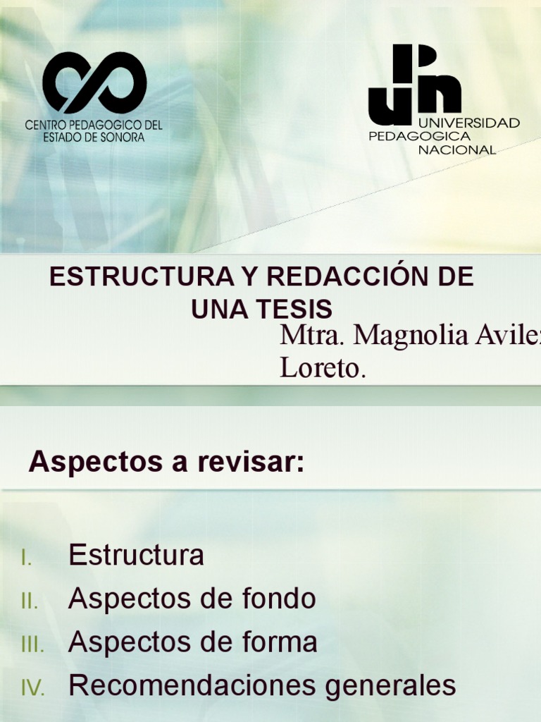 Como Escribir Una Tesis | PDF