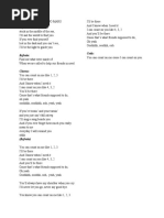 Count On Me Lyrics | PDF | Refrain | Song Structure