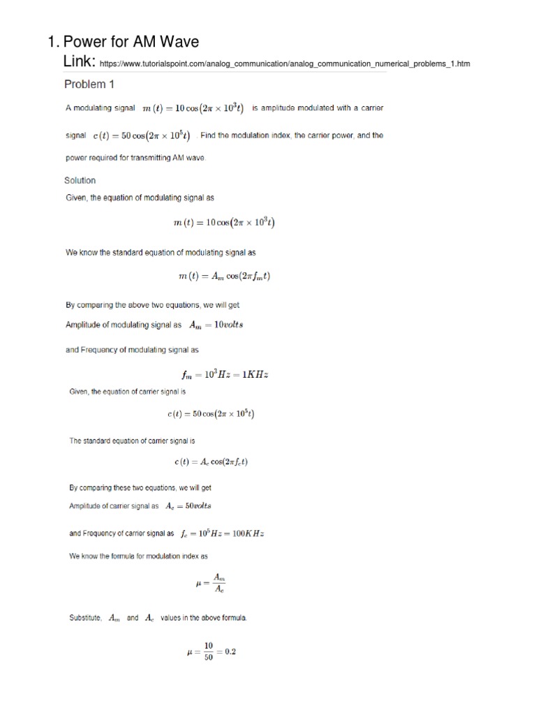 AM Wave Power | PDF | Technology & Engineering