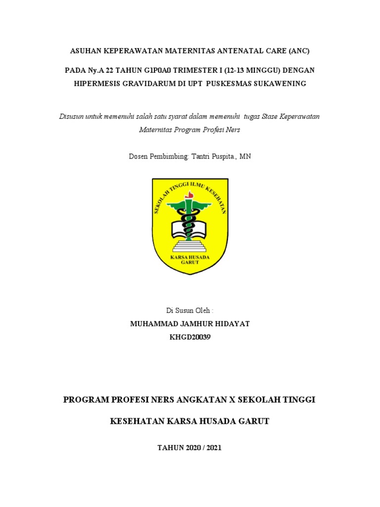 Asuhan Keperawatan Maternitas Antenatal Care | PDF