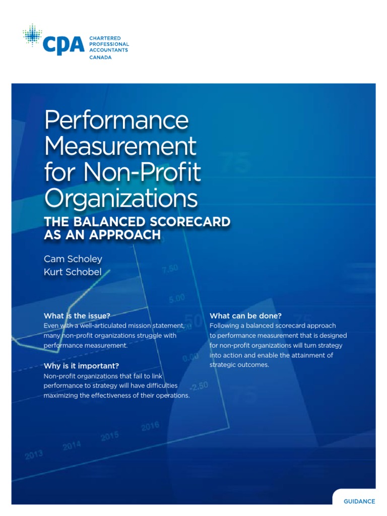 Performance Measurement For Non Profit Organizations Guidance June 2016 ...