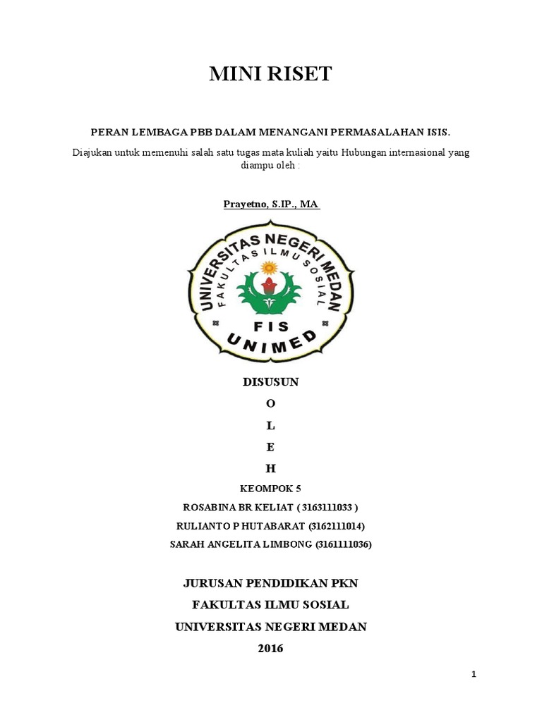 Mini Riset Hubungan Internasional | PDF | Politik