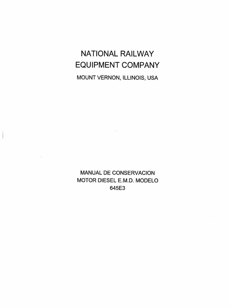 Manual en Español Motor 645E3 | PDF