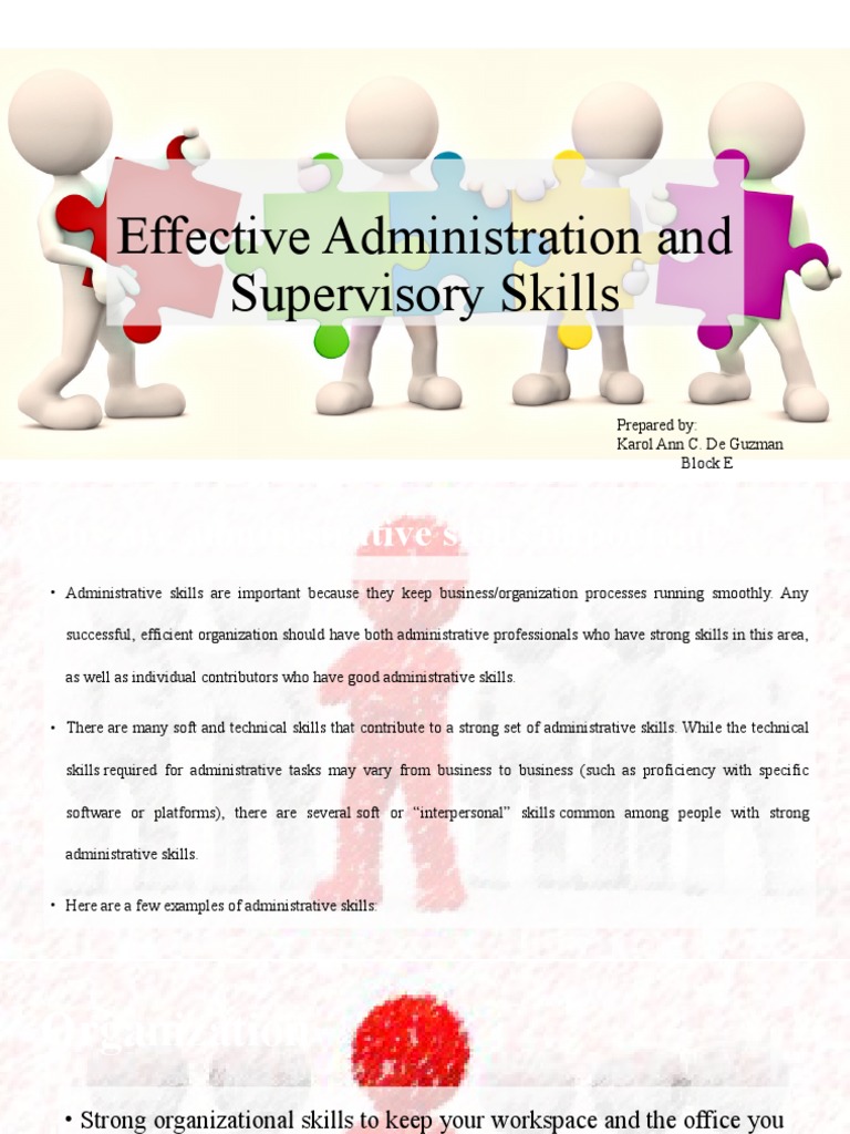 EDUC 211 Effective Administration and Supervisory Skills | PDF ...