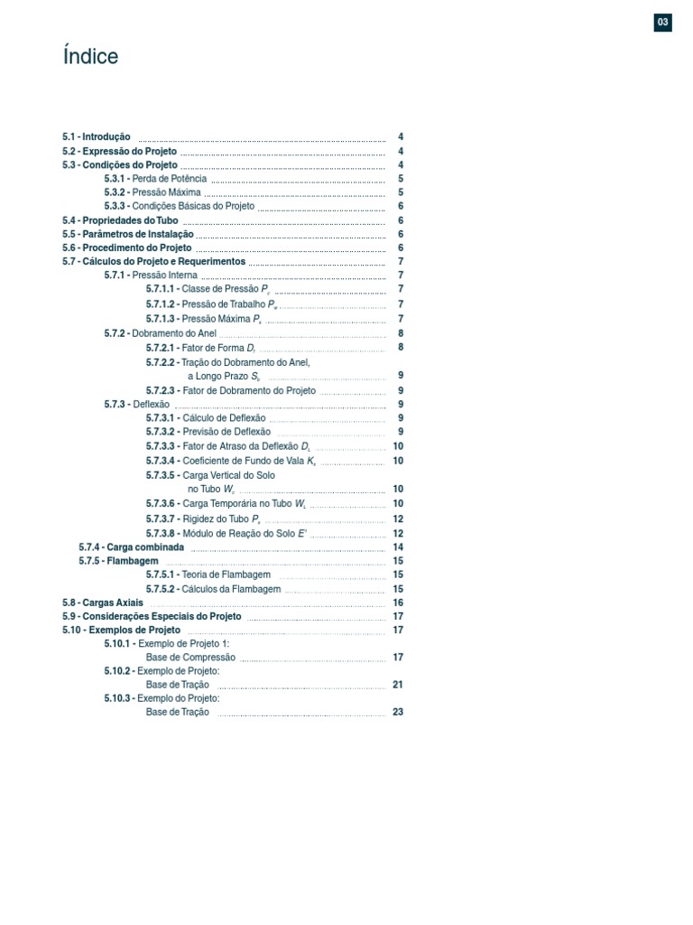 Manual AWWA M45 - Capítulo 05 Portugês | PDF | Módulo de Young | Pressão