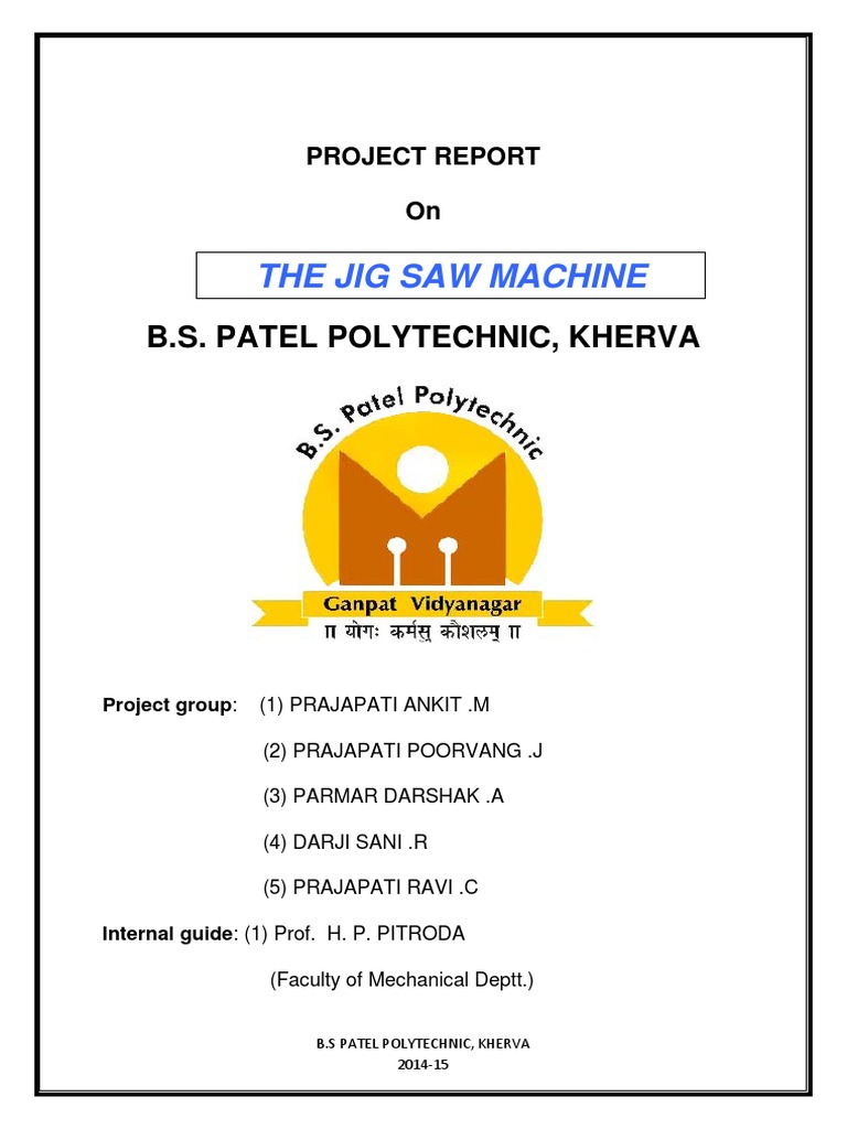 The Jig Saw Machine | PDF | Blade | Machines