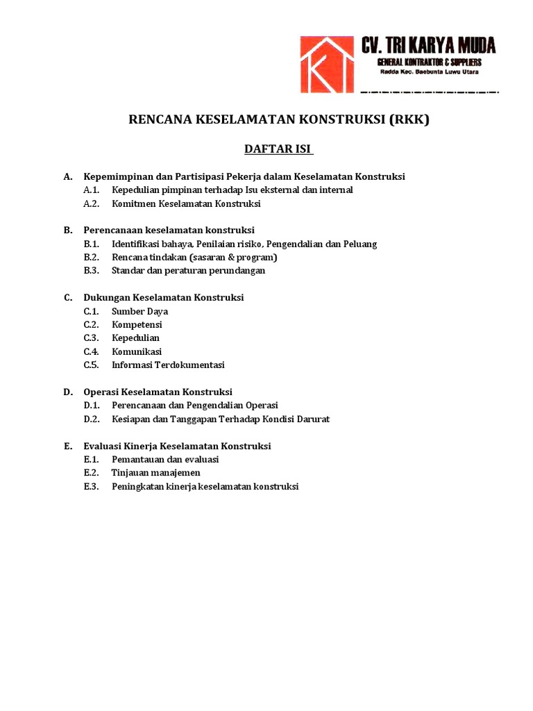 RKK Format SDP | PDF
