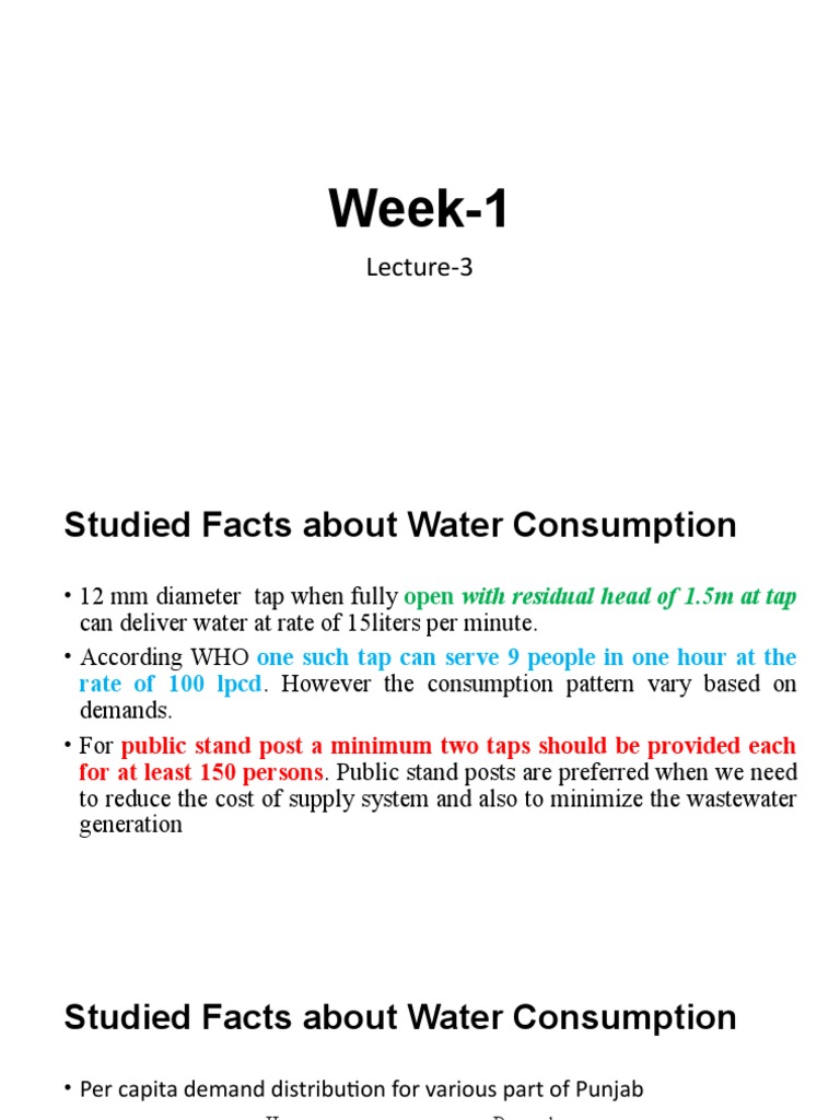 Week-1 Lec-3-Water Supply-Fire Demand and Population Forecasting | PDF | Logistic Function ...