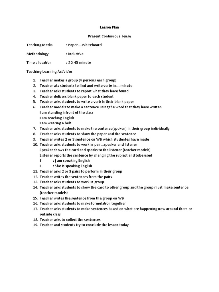 Continuous Tense | PDF | Language Arts & Discipline