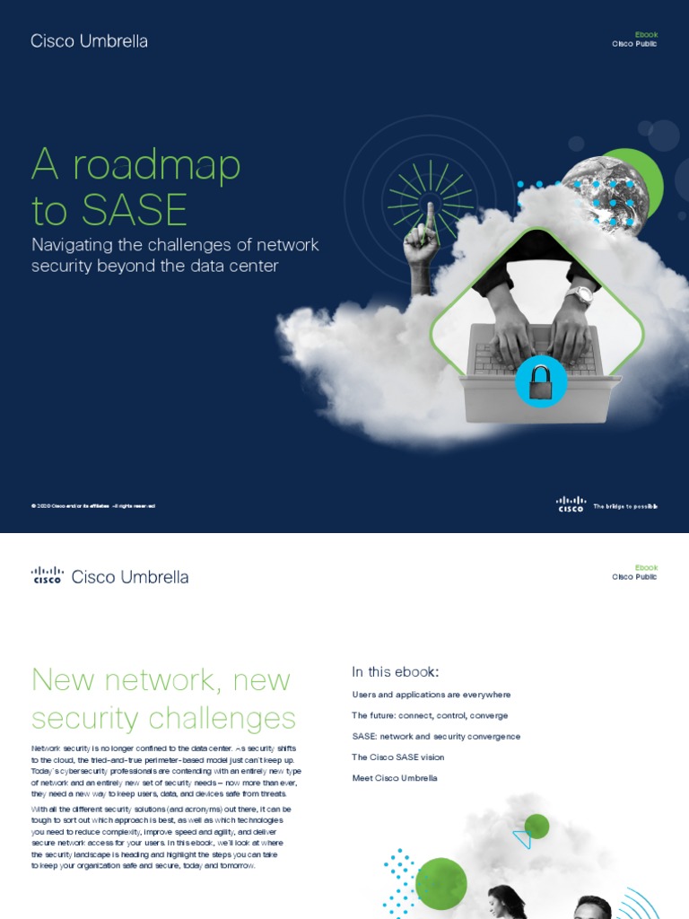 CISCO - A Roadmap To SASE | PDF | Cloud Computing | Internet