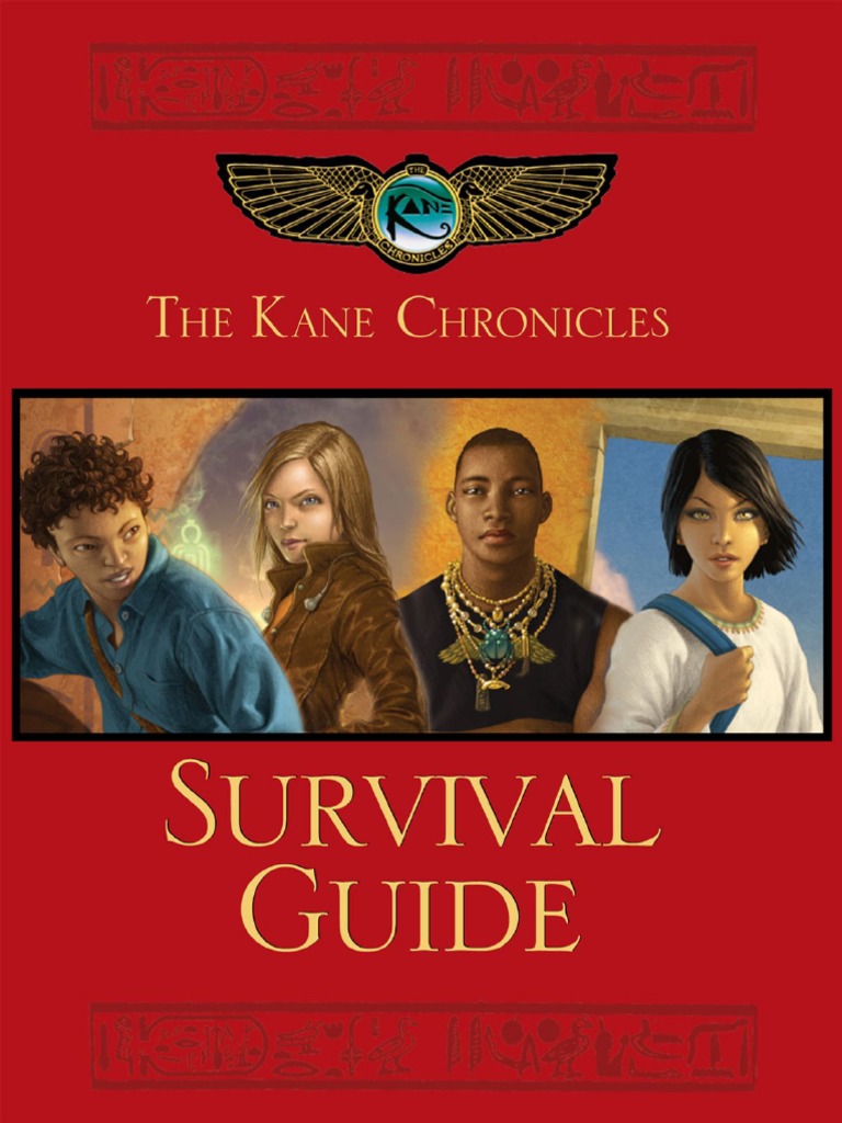 Riordan Rick The Kane Chronicles Survival Guide Disney Book Group