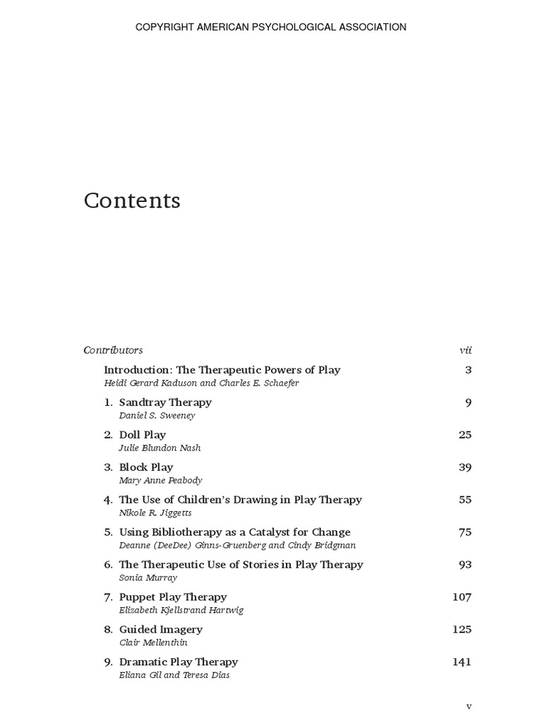 Play Therapy With Children - Modalities For Change | PDF | Play Therapy ...