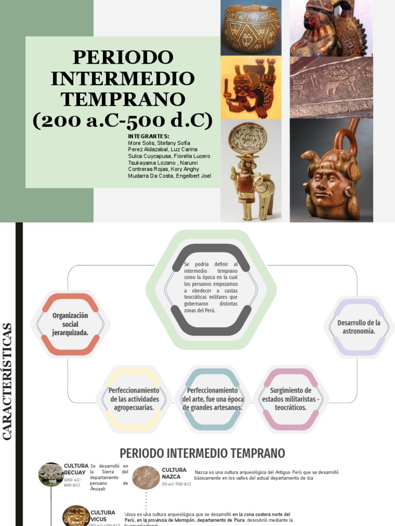 Intermedio Temprano - Grupo 07 | PDF | Arqueología | Cultura (general)