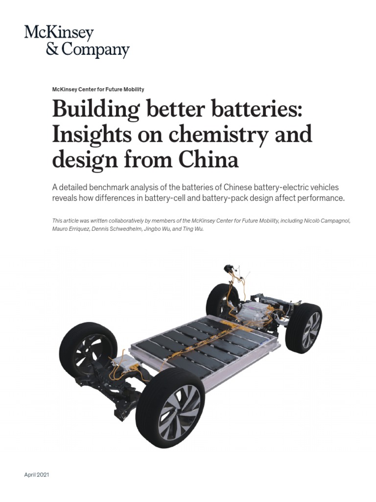 Building Better Batteries Insights On Chemistry and Design From China ...