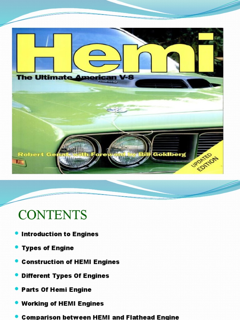 Hemi Engine | PDF | Internal Combustion Engine | Piston