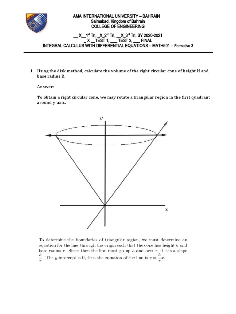 MATH 501 - Assignment 3 | PDF