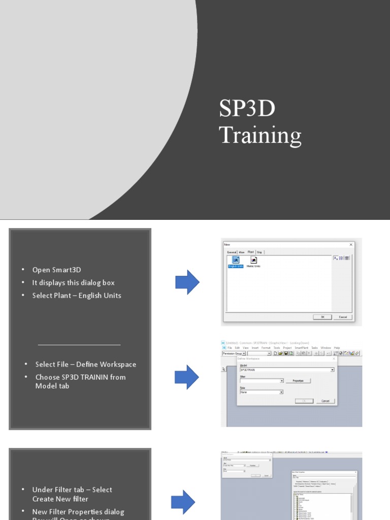 SP3D Training | PDF | Cartesian Coordinate System | Icon (Computing)