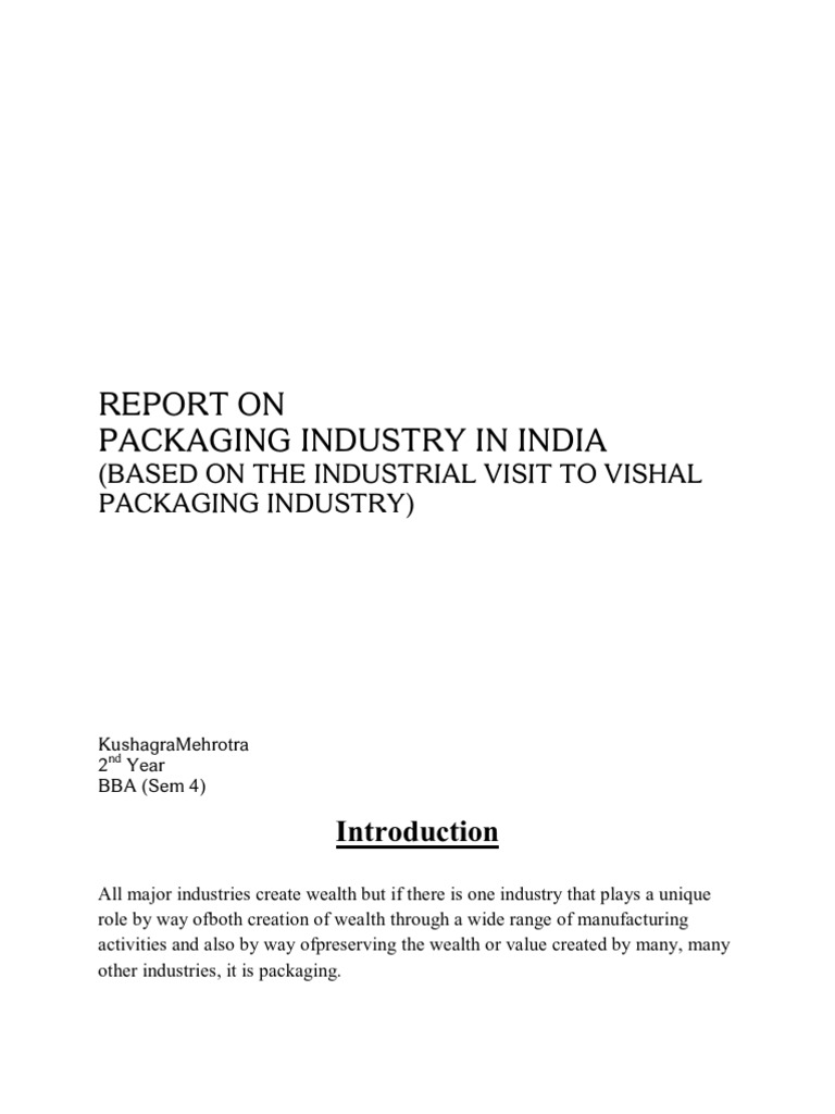 Packaging | PDF | Packaging And Labeling | Pulp (Paper)